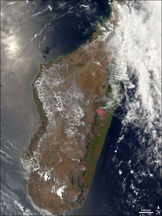Fires on Madagascar - NASA Science