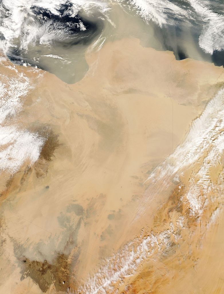 Dust Storm over Libya - NASA Science
