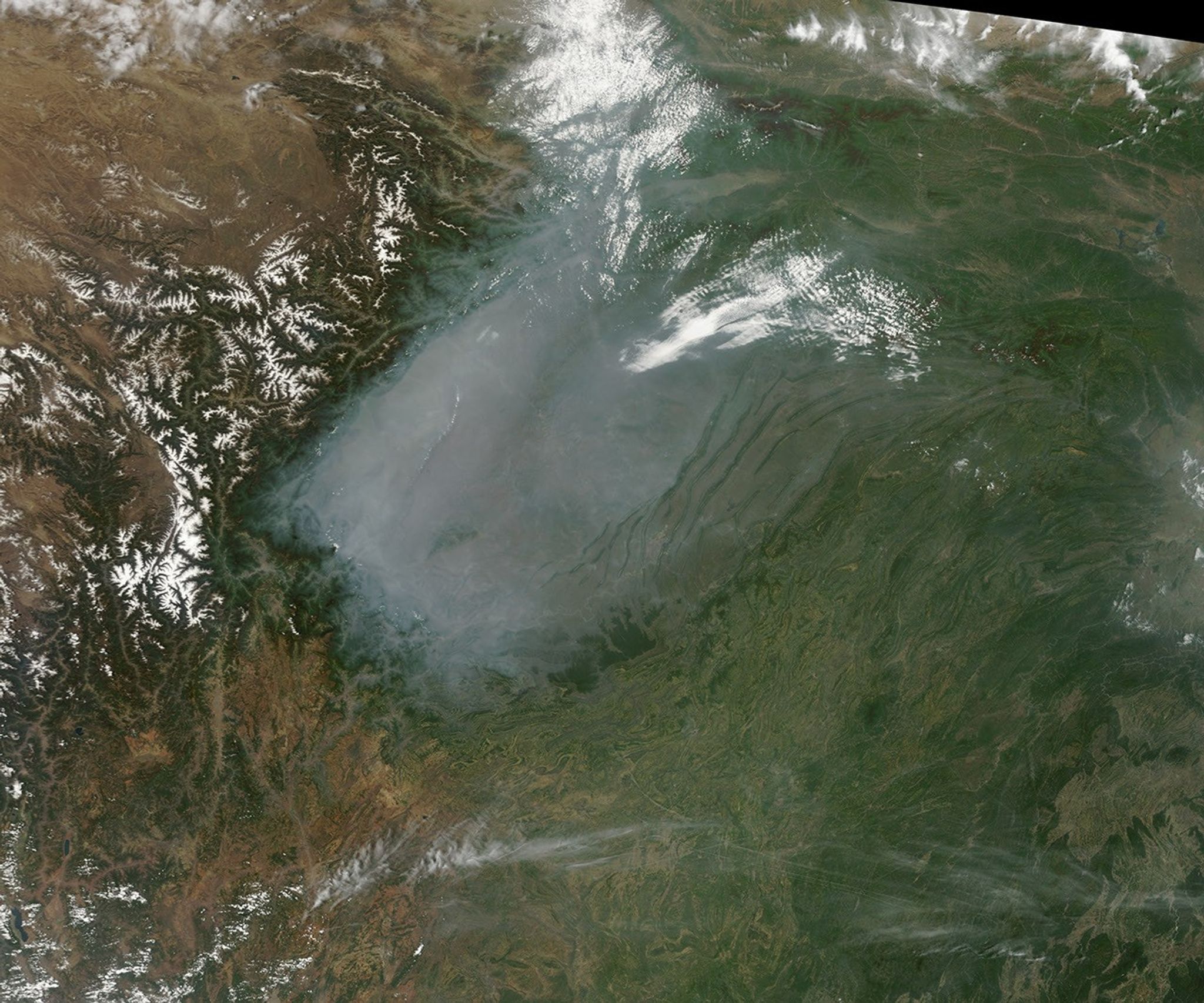 Haze in Central China - NASA Science
