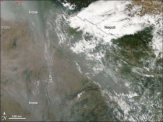 Haze over India - NASA Science