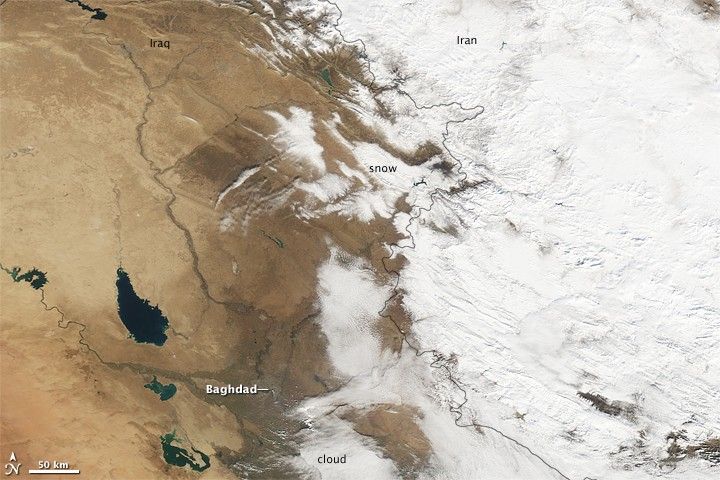 Snow in Iraq - NASA Science