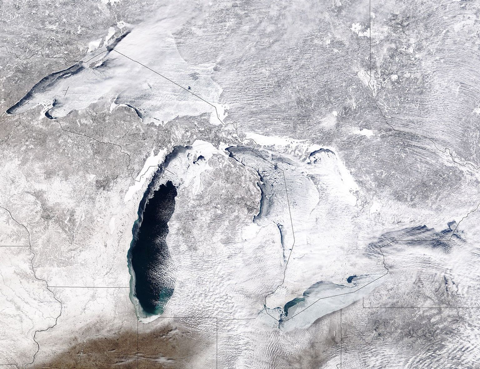 Ice Covers the Great Lakes - NASA Science