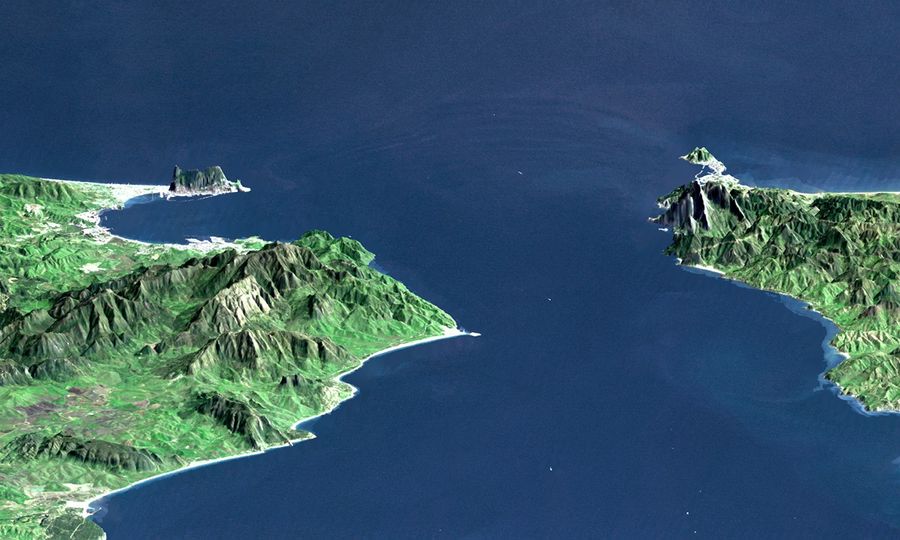 The Strait of Gibraltar in 3D - NASA Science