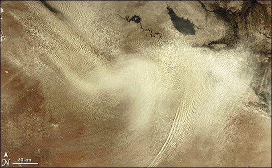 Dust over Iraq - NASA Science