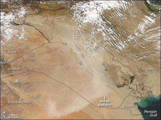 Dust Over Iraq - NASA Science