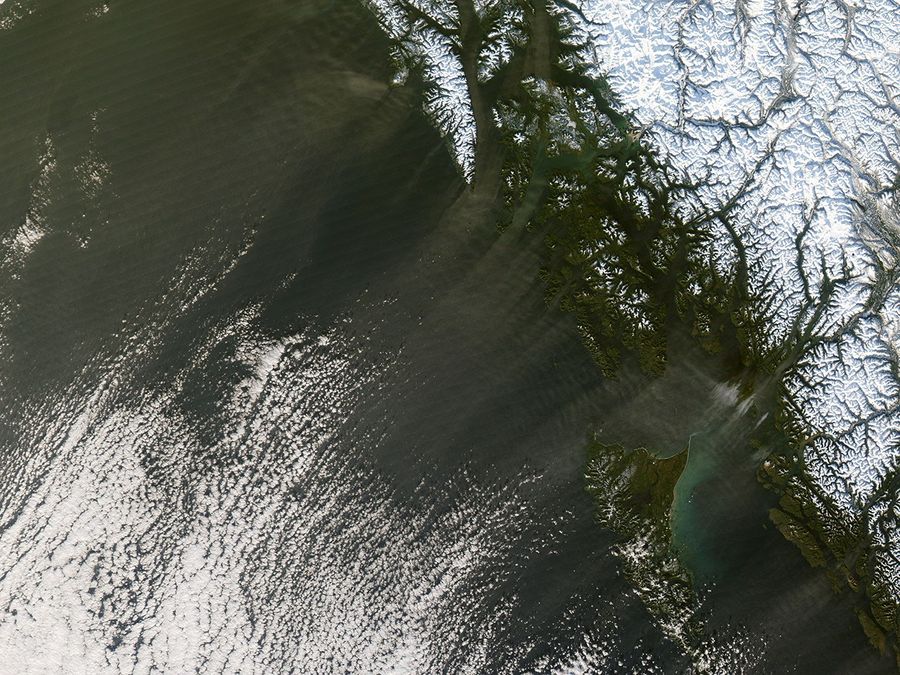 Dust Storm off Alaska - NASA Science