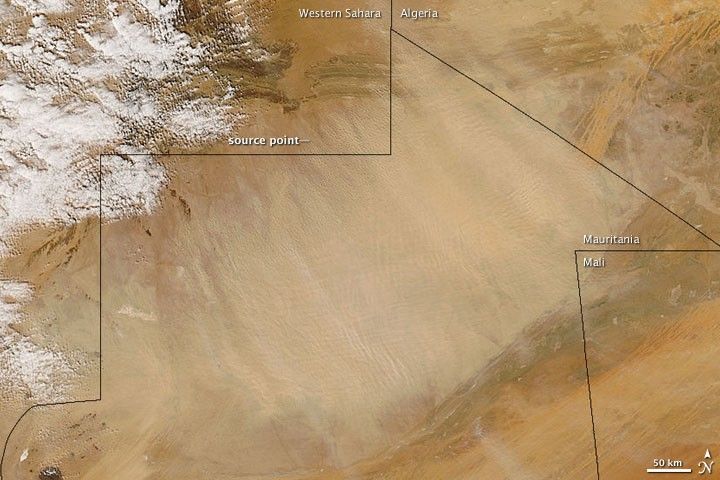 Saharan Dust Storm - NASA Science