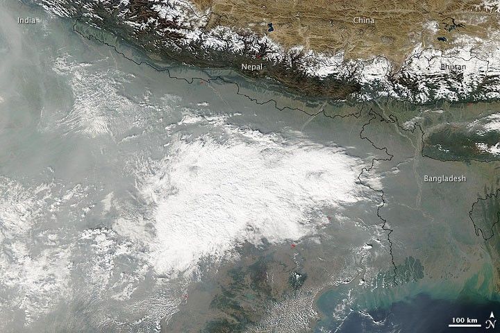 Haze over India and Bangladesh - NASA Science