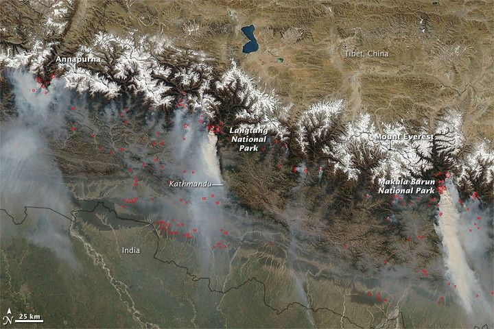 Forest Fires in Nepal - NASA Science