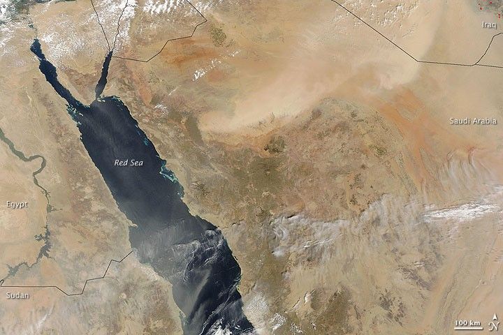 Dust East and West of the Red Sea - NASA Science
