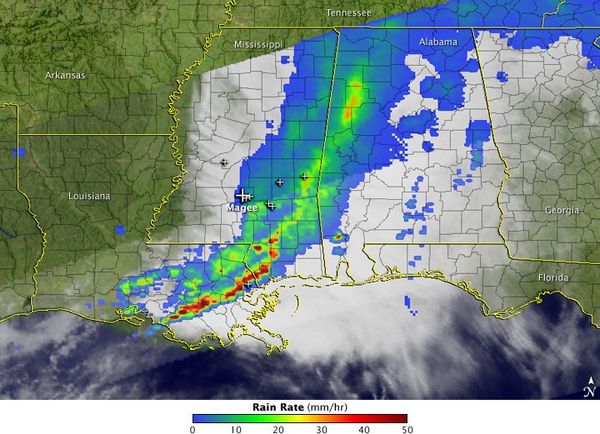 Severe Thunderstorms over Mississippi - NASA Science