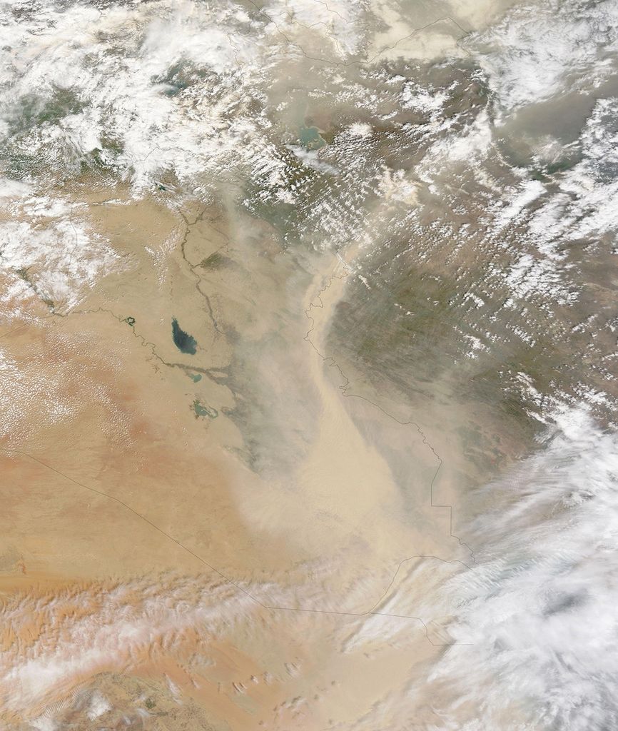 Dust Plumes over Iraq - NASA Science