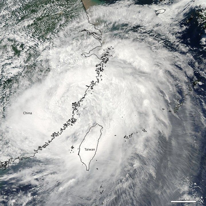 Typhoon Morakot - NASA Science