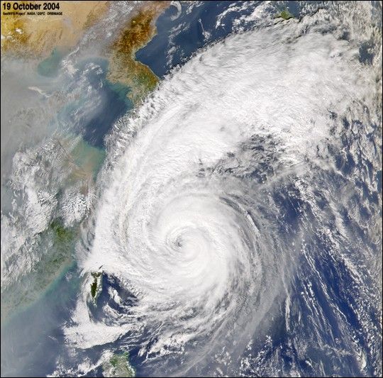 Typhoon Tokage - NASA Science