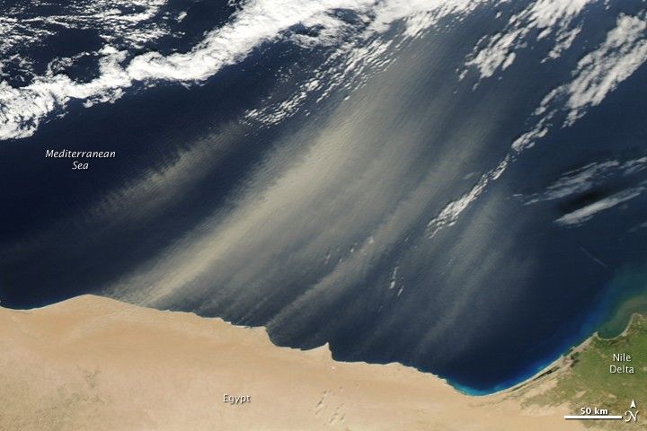 Egyptian Dust Storm - NASA Science