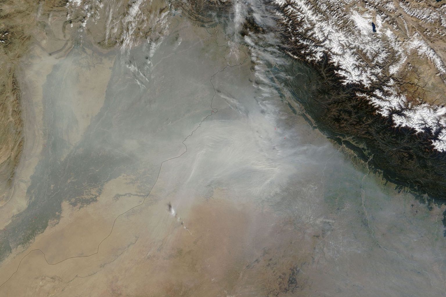 Haze over India - NASA Science