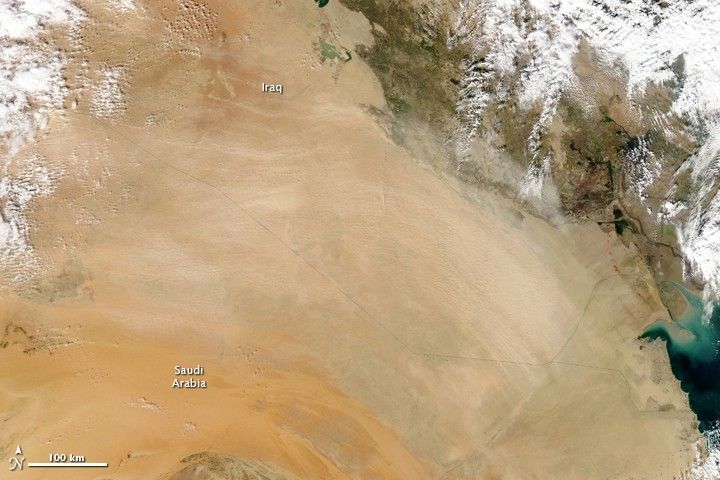 Dust over Iraq - NASA Science