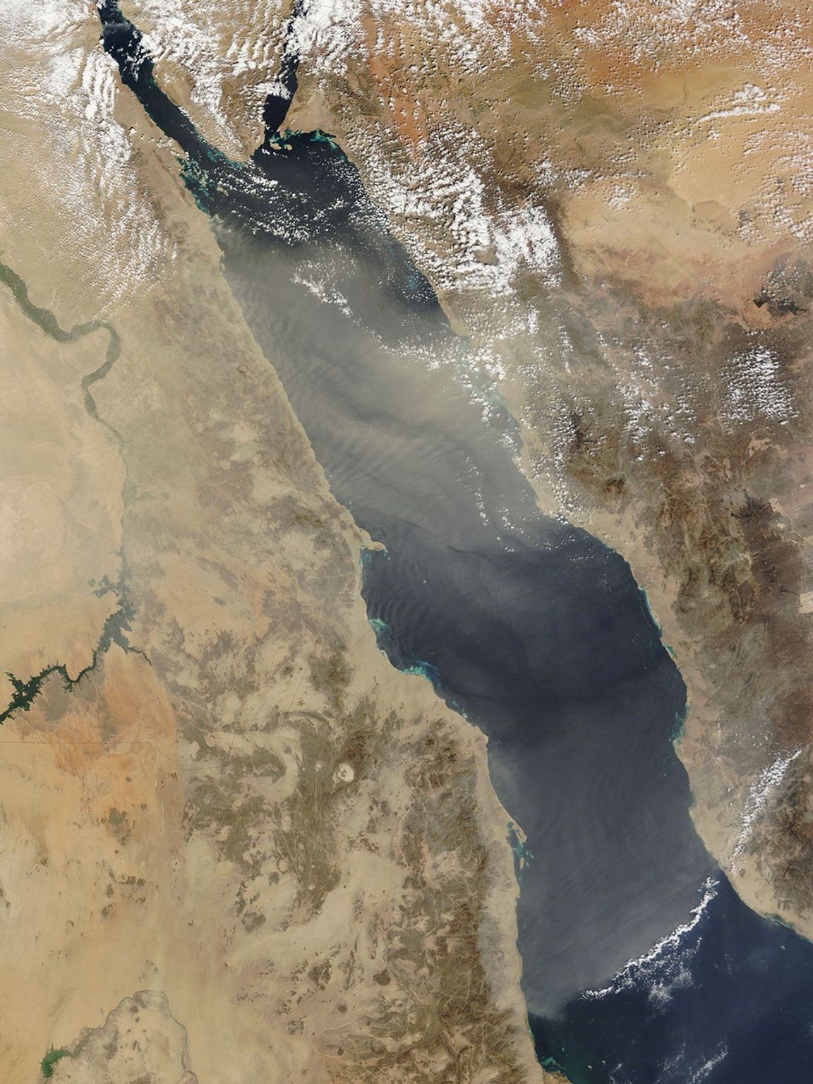 Dust over the Red Sea - NASA Science