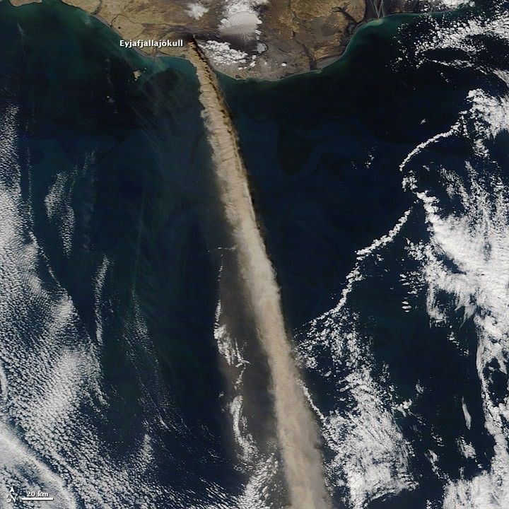 volcanic eruption 2010