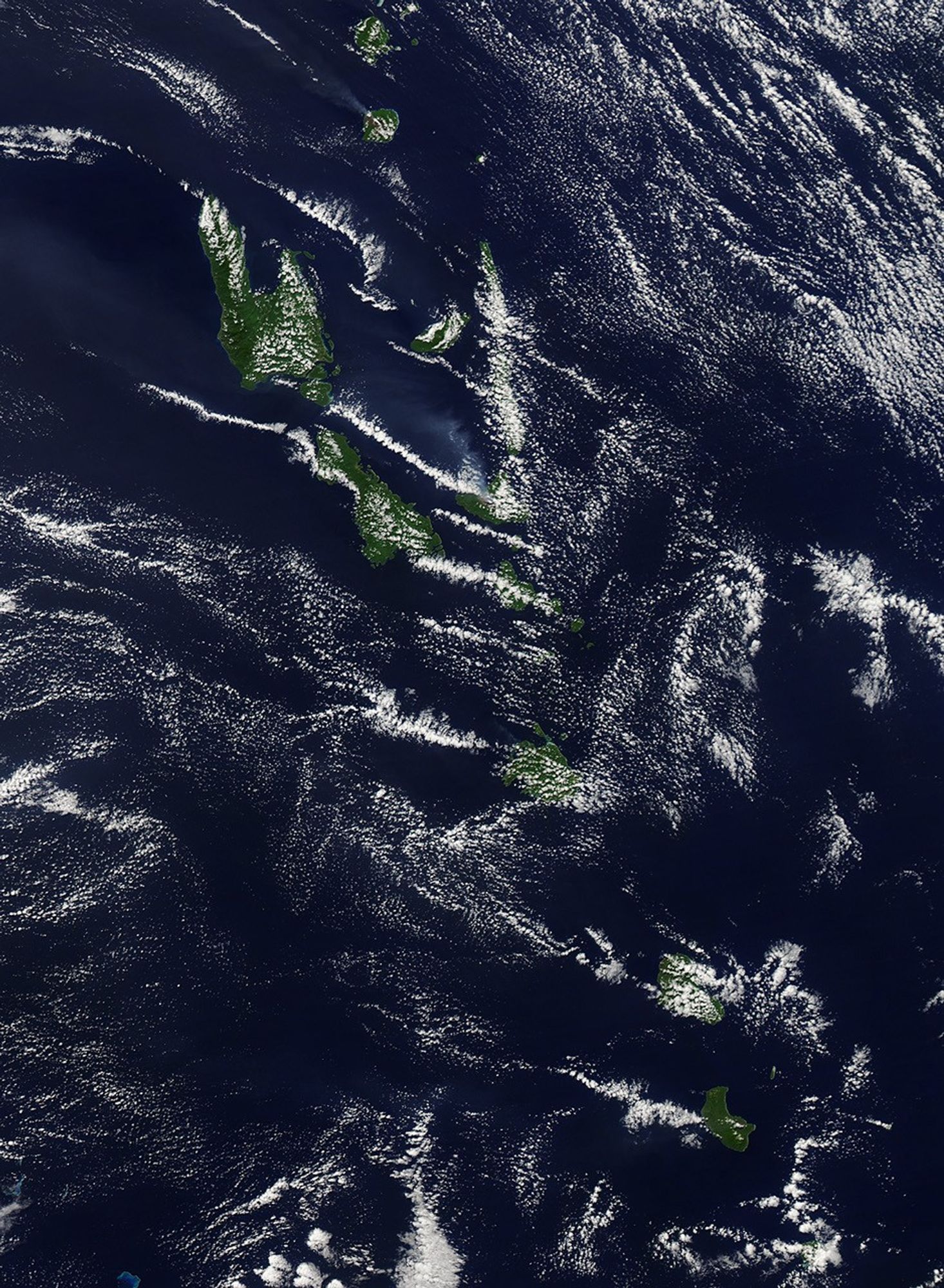 Plumes from Gaua and Ambrym Volcanoes - NASA Science