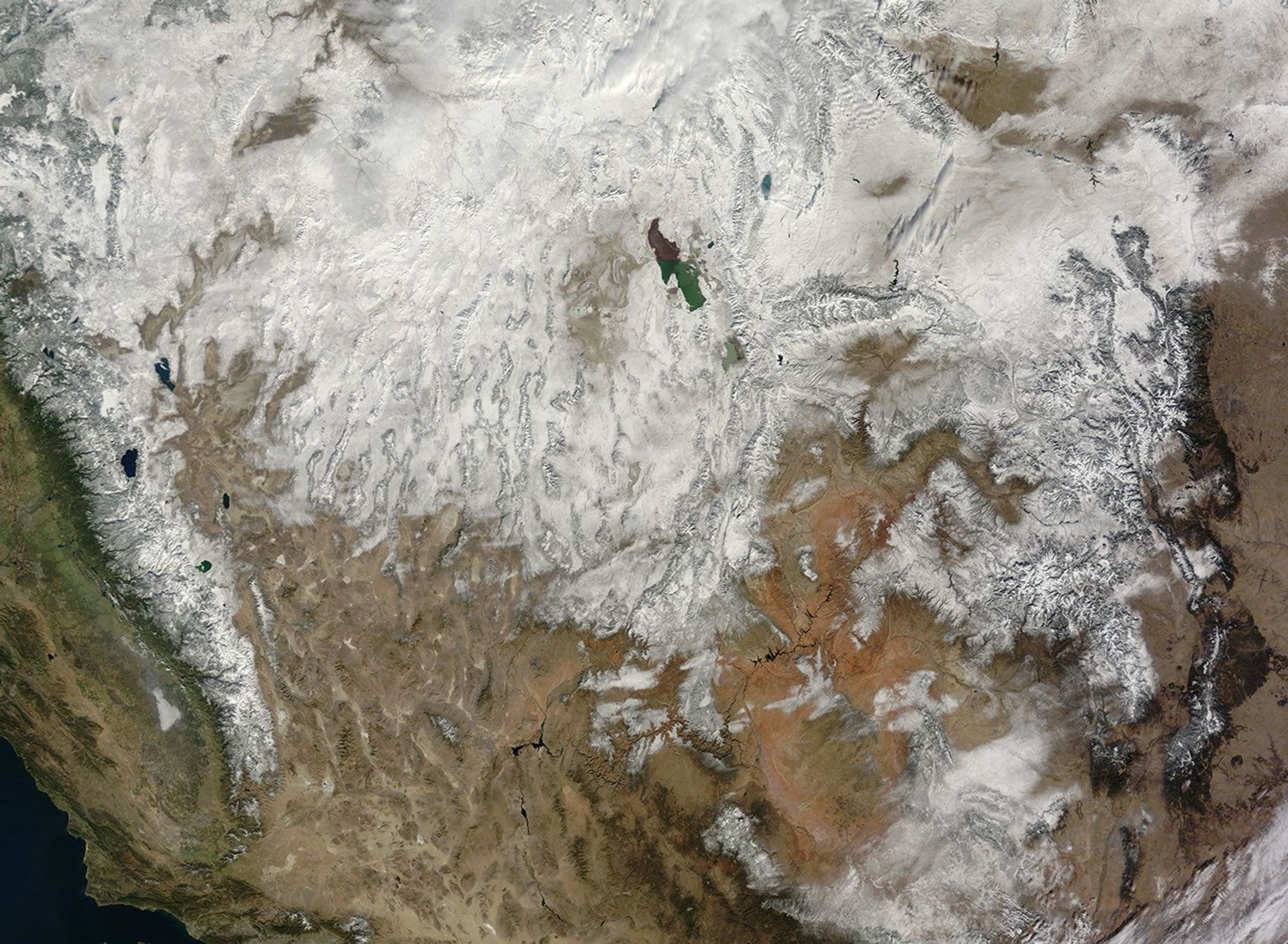Snowstorm covers Western United States - NASA Science