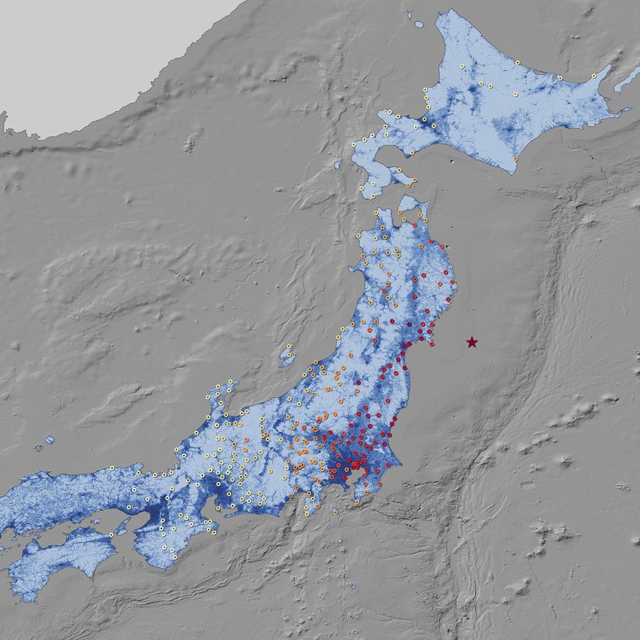 Tohoku Earthquake Shaking Intensity - NASA Science