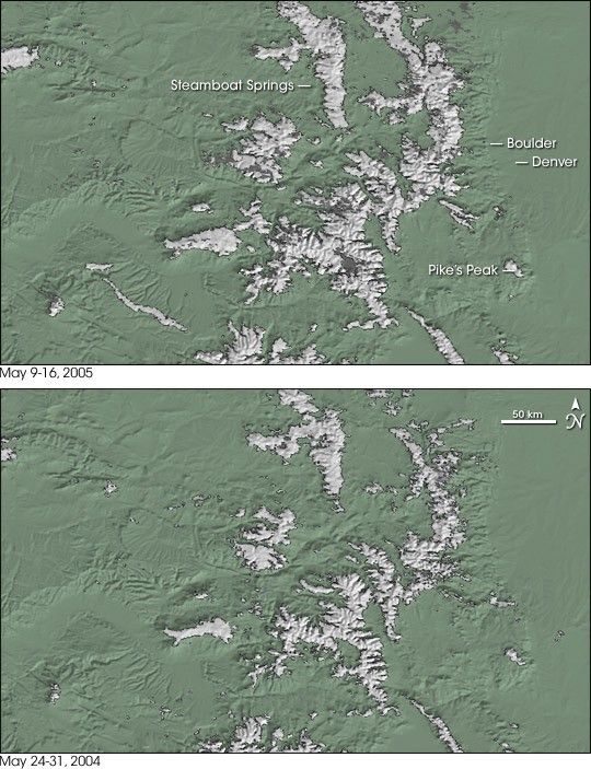 Colorado Snow Extent - NASA Science