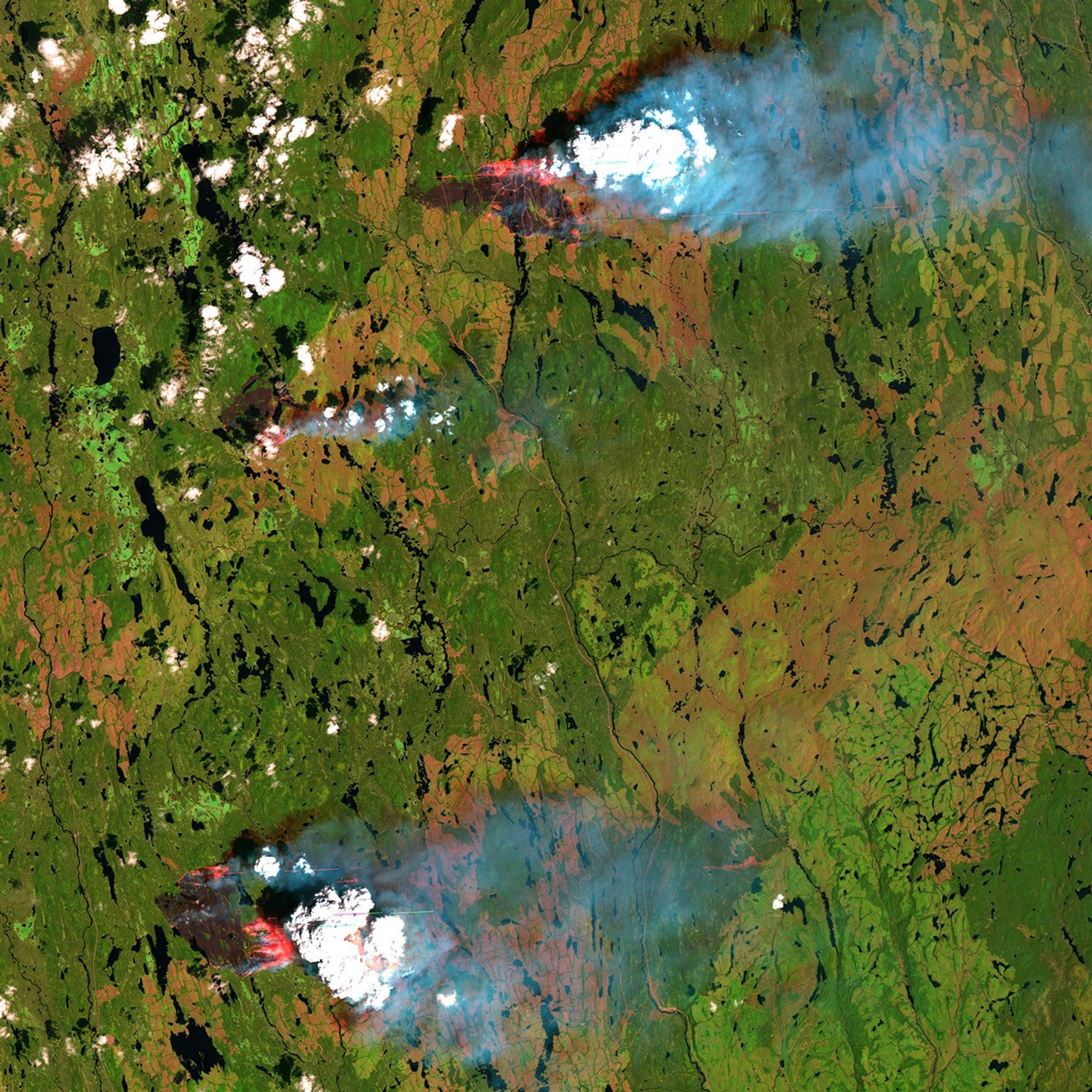 Fires in Northern Quebec - NASA Science