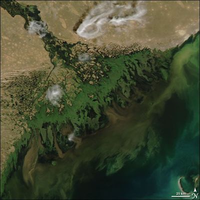 Volga River Delta - NASA Science