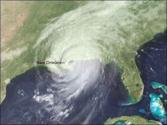 hurricane katrina waves