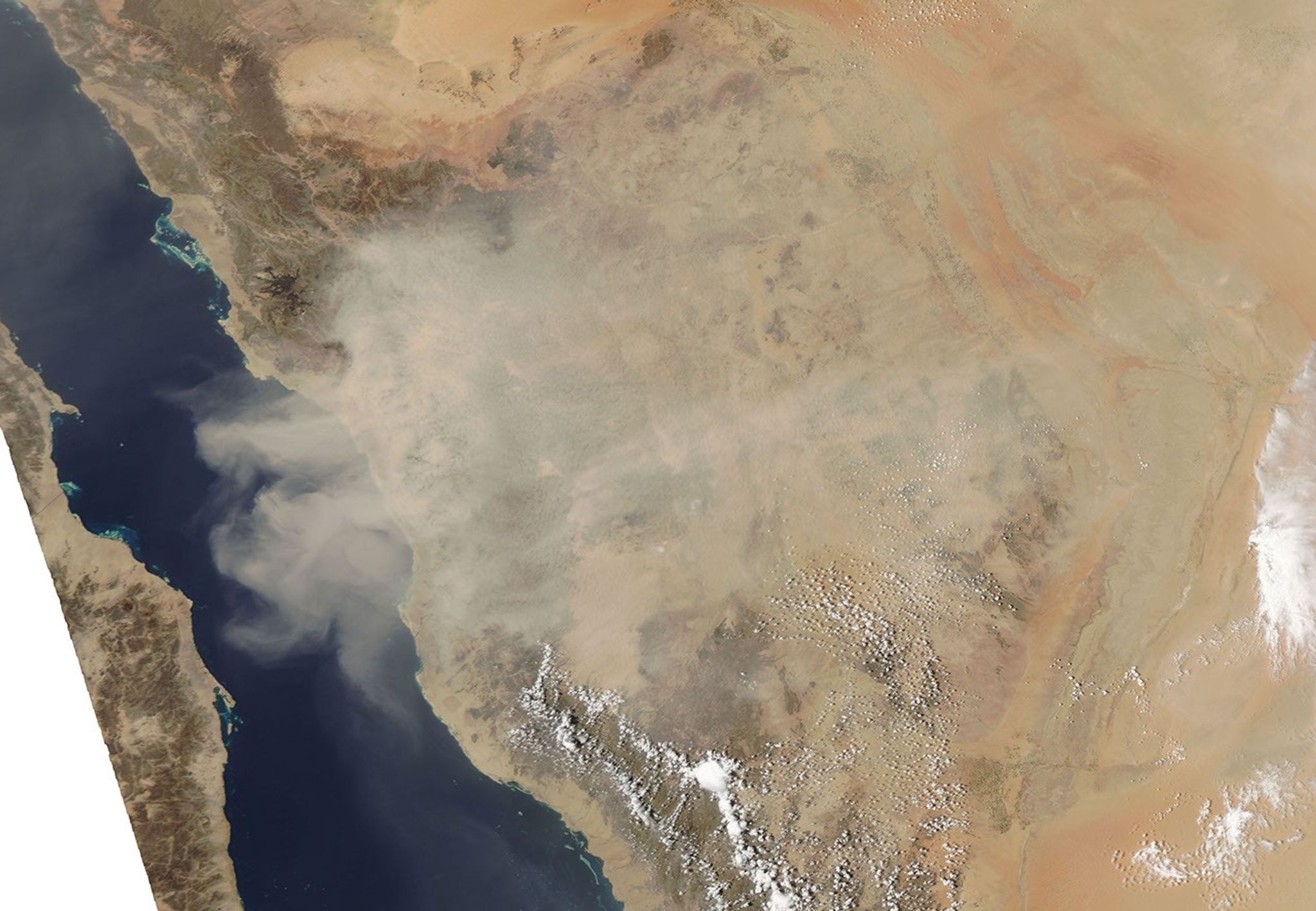 Dust over the Red Sea - NASA Science