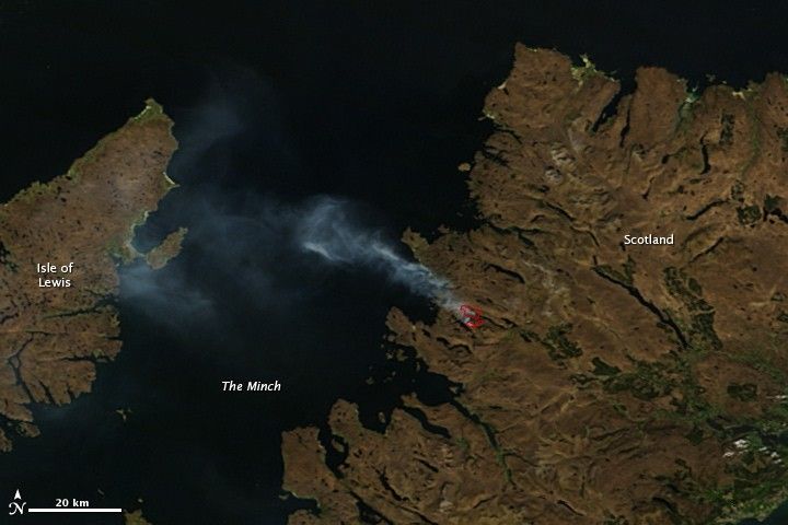 Fire in Scotland - NASA Science