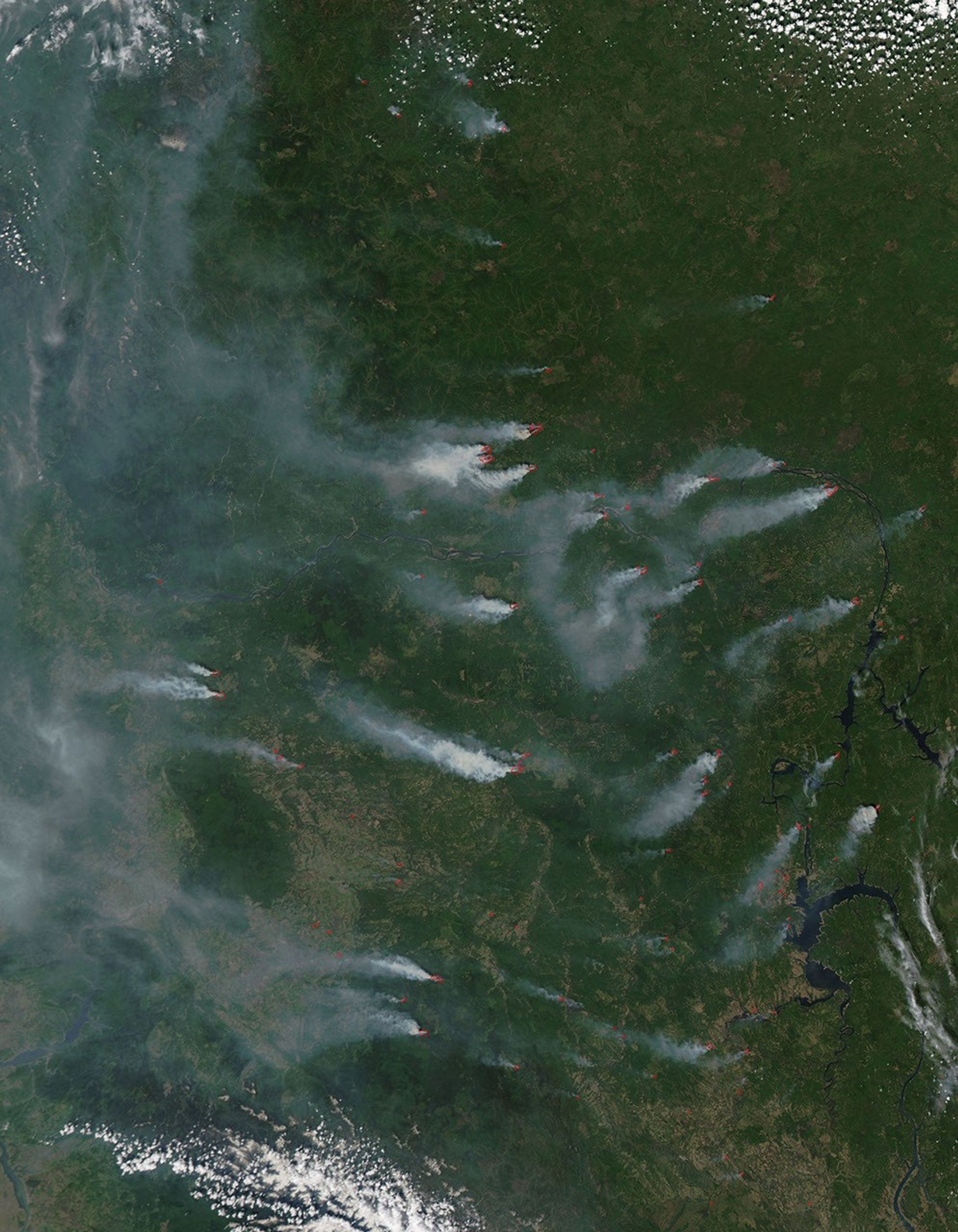 Fires in Eastern Russia - NASA Science