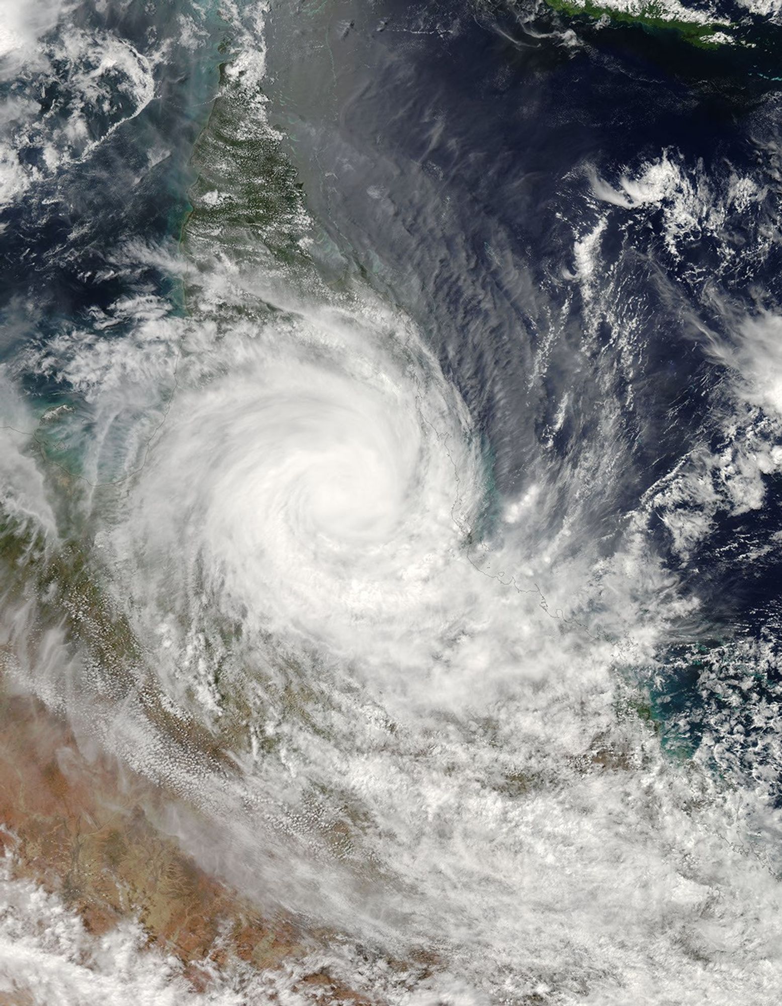Tropical Cyclone Larry Strikes Queensland - NASA Science