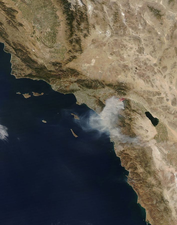 Esperanza Fire - NASA Science