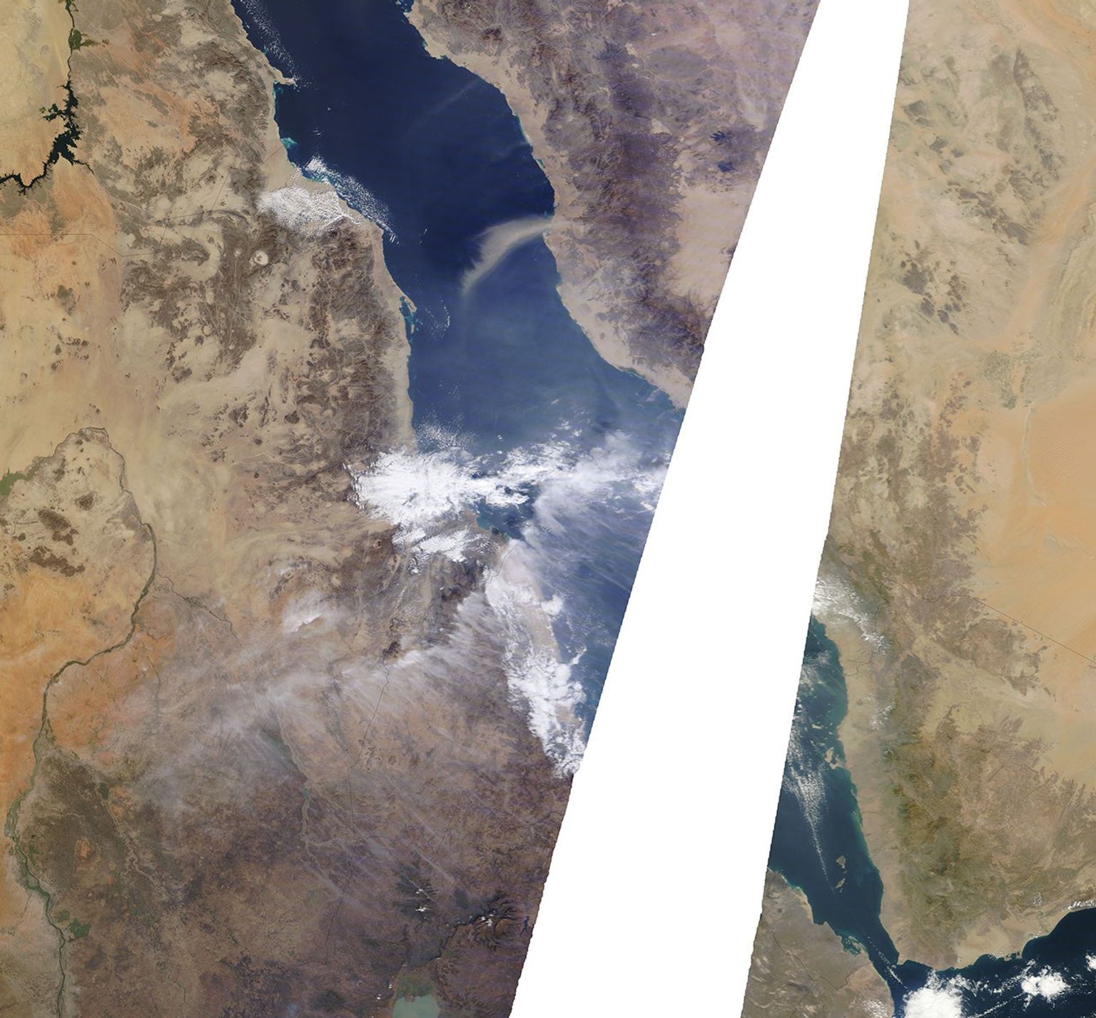 Dust over the Red Sea - NASA Science