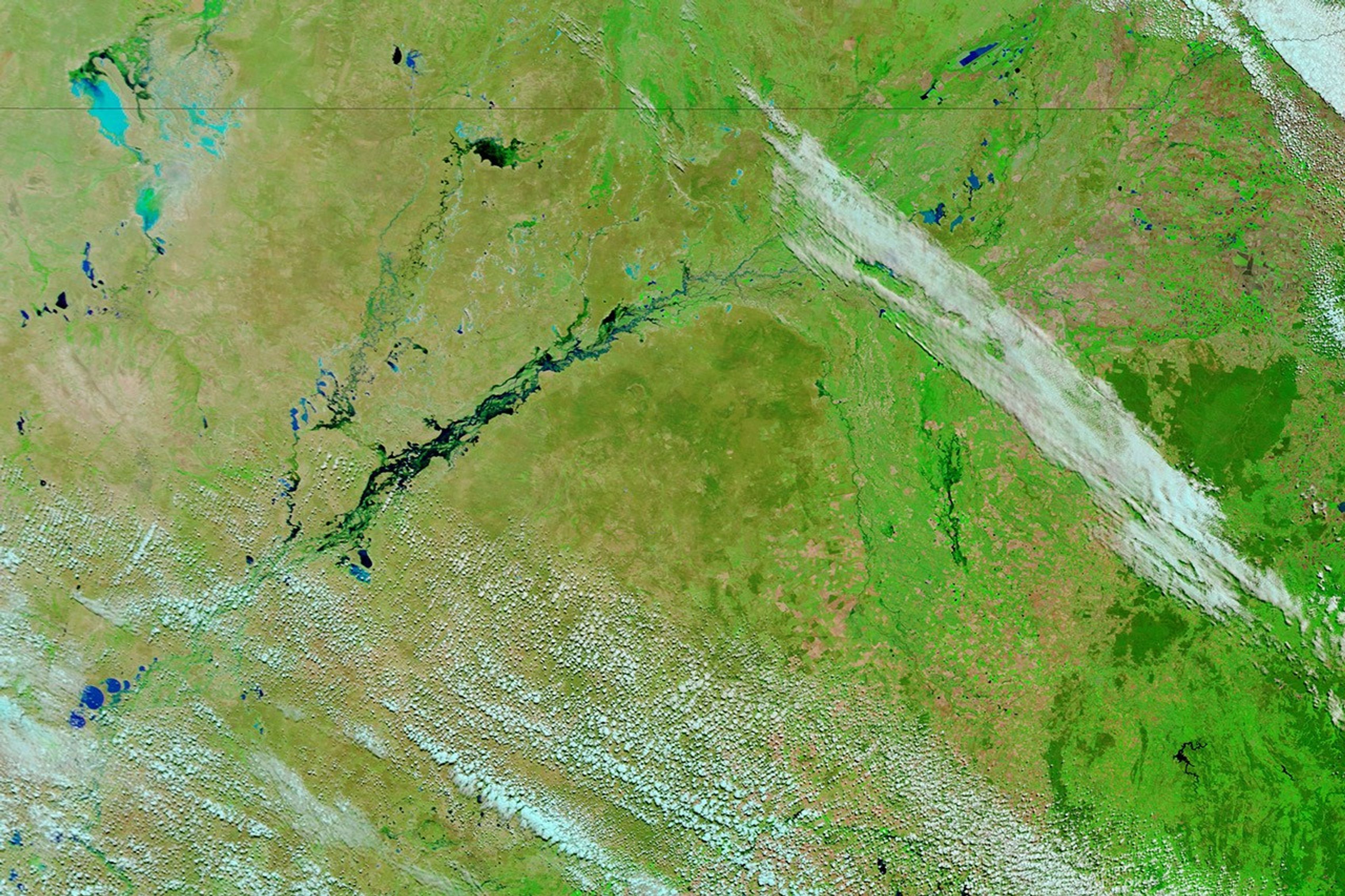 Flooding along the Darling River - NASA Science