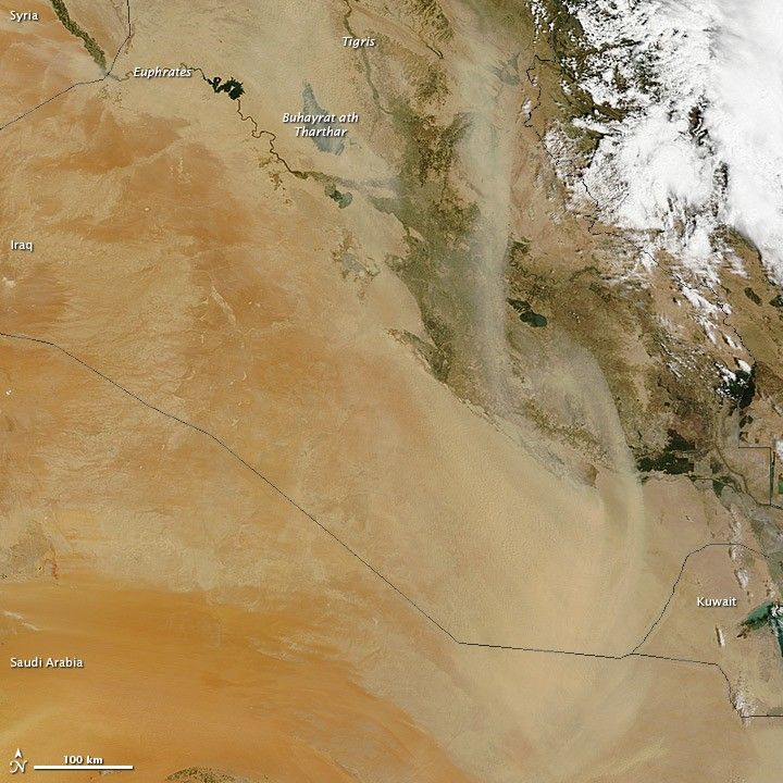 Dust over Iraq - NASA Science