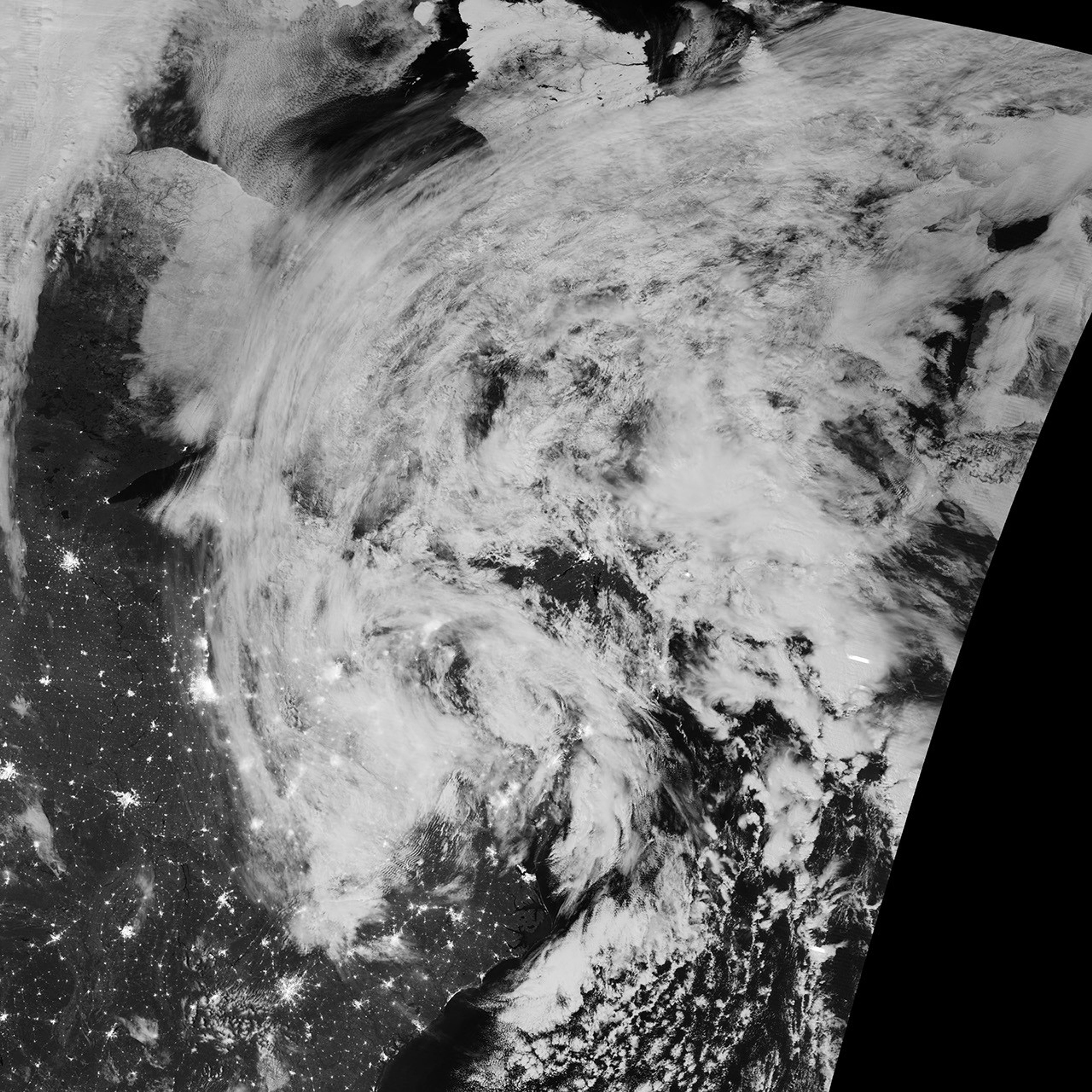 Sandy Remnants Move Inland - NASA Science
