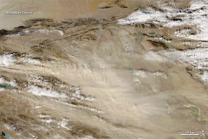Dust Storm in Western China - NASA Science