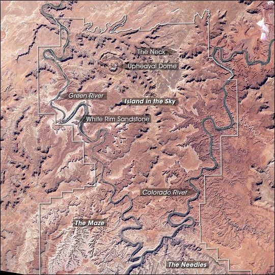 island in the sky in canyonlands