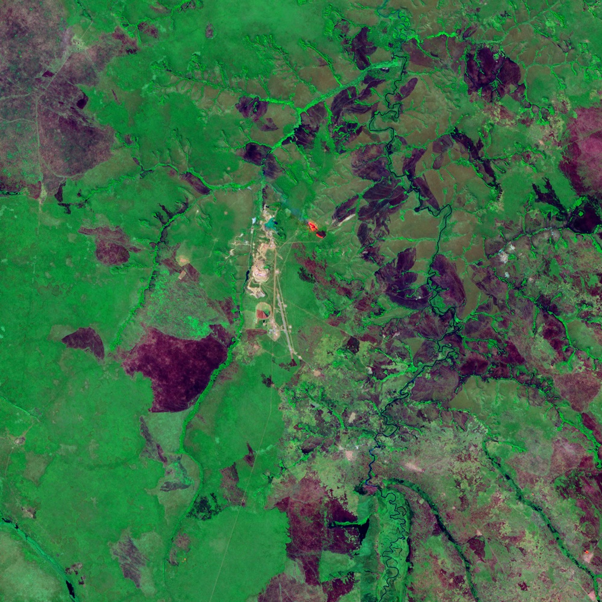 Catoca Diamond Mine, Angola - NASA Science