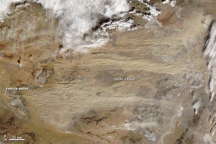Dust Storm in Iran - NASA Science