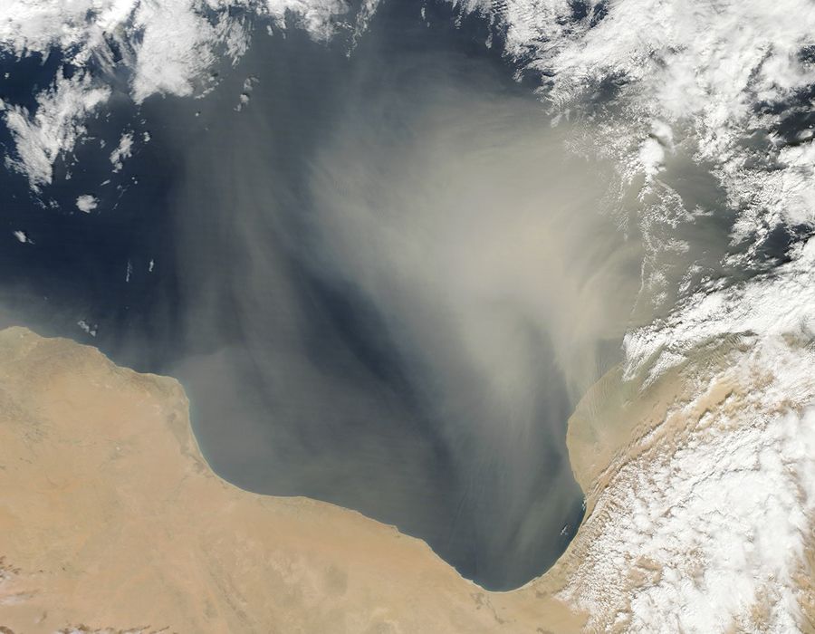 Dust Storm off Libya - NASA Science