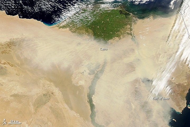 Dust Storm in Egypt - NASA Science