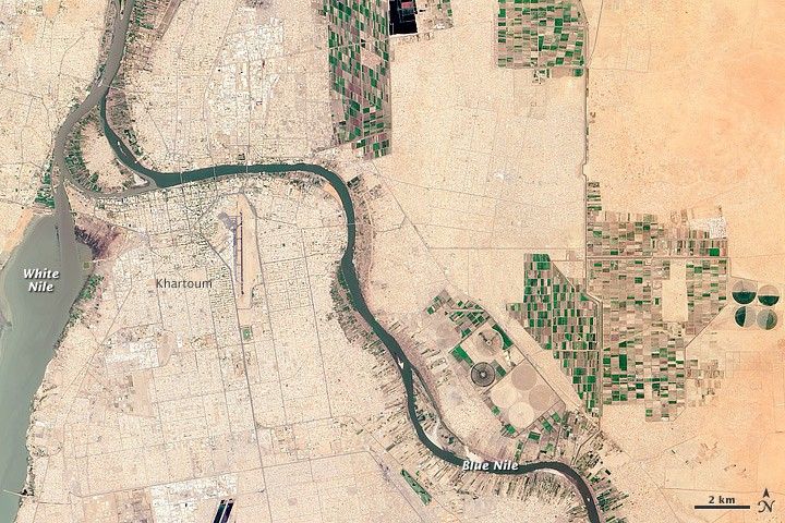 nile river meanders