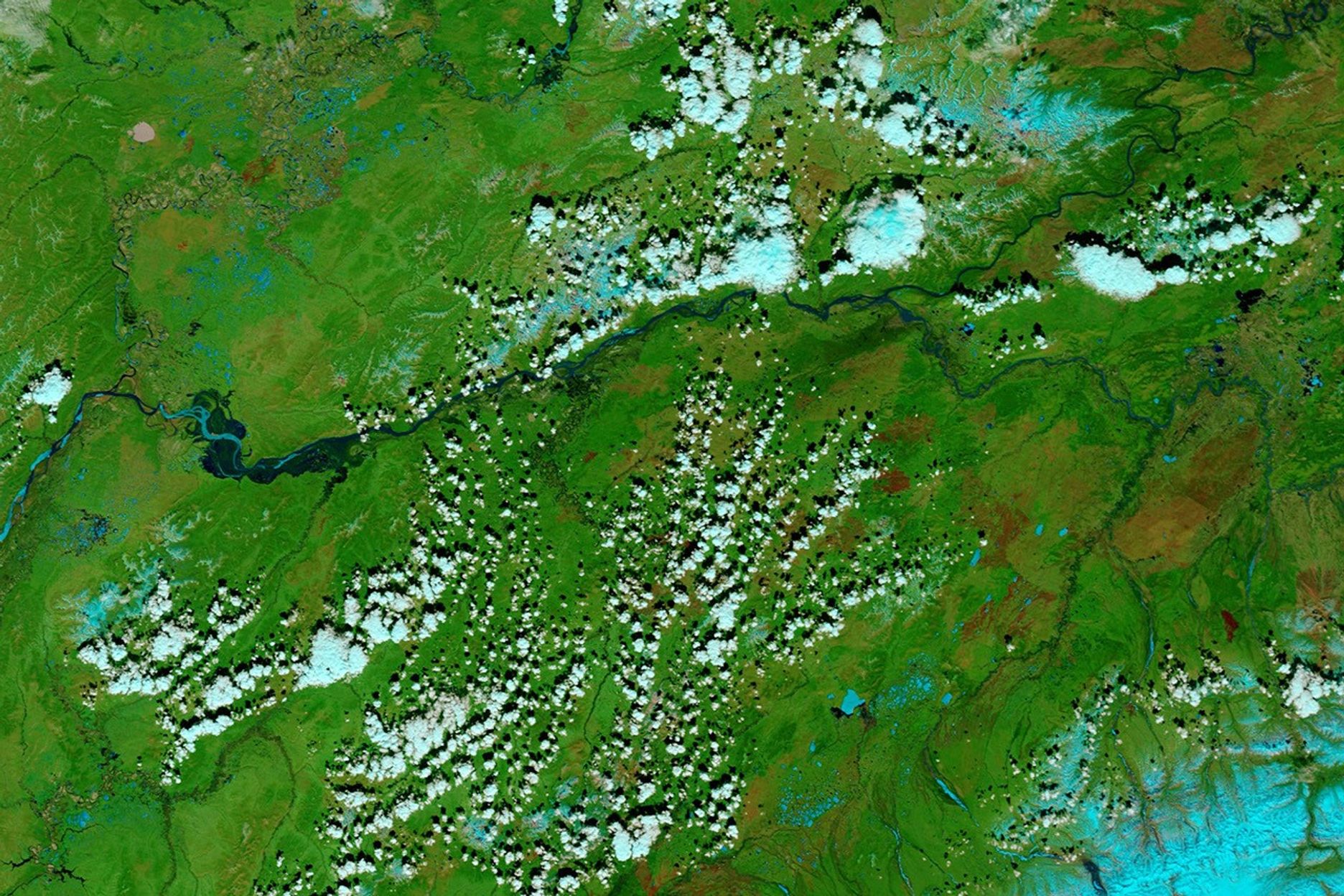 Ice Jam on the Yukon River Floods Galena, Alaska - NASA Science