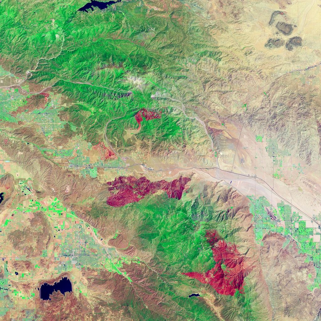 Silver Fire, California - NASA Science