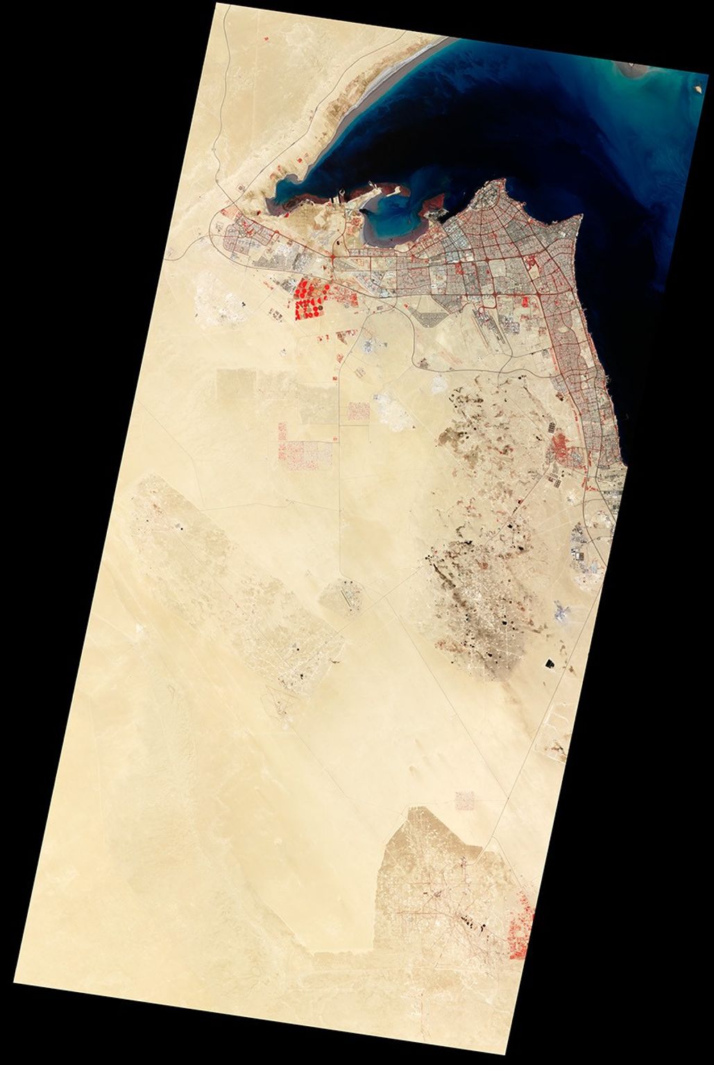 Oil Fields in Kuwait - NASA Science