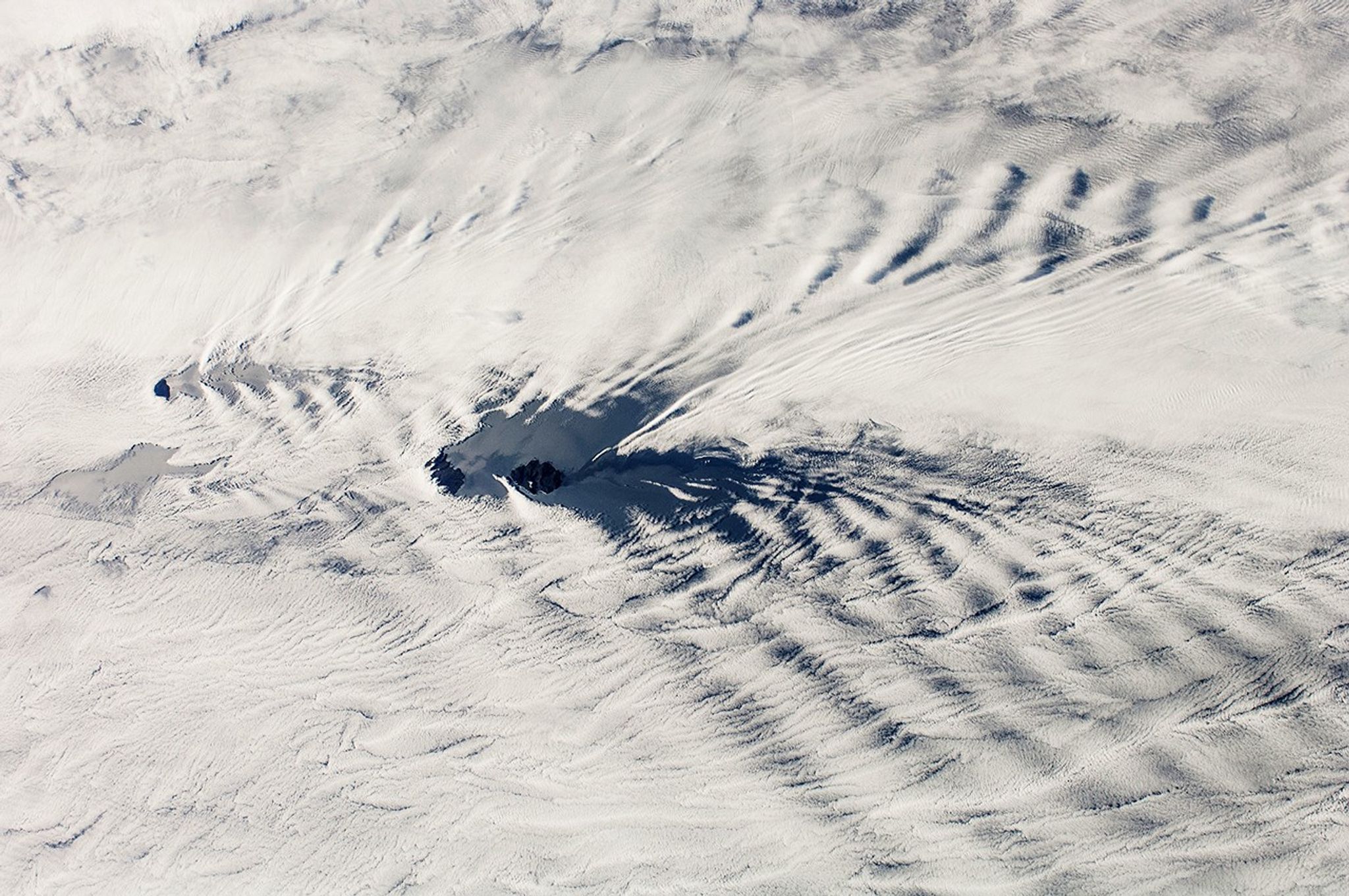 Possession Island, East Island, and cloud patterns - NASA Science